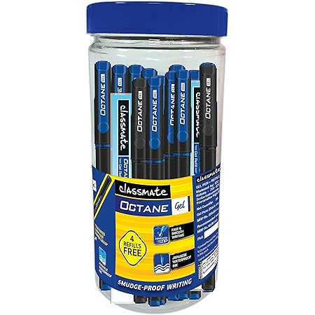 Amazon.com: Set of 10 Classmate Octane Colour Burst Gel Pen : Office ...
