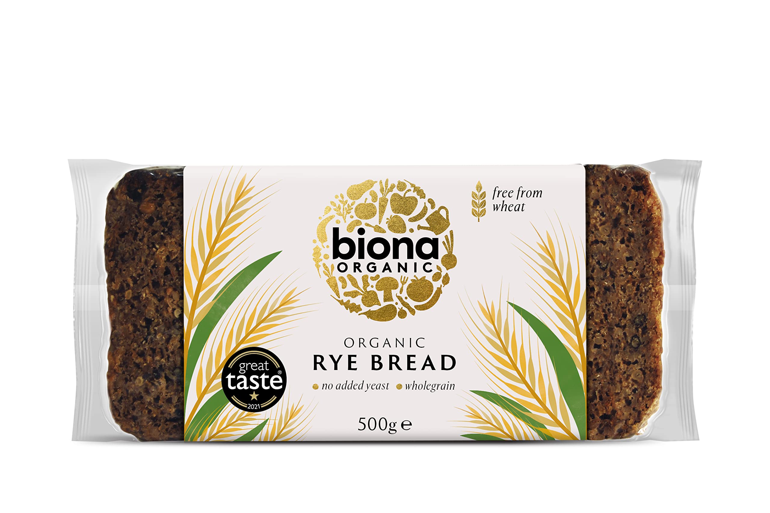 Organic Wholemeal Rye Bread (500g) x 2 Pack Deal Saver : Amazon.co.uk ...