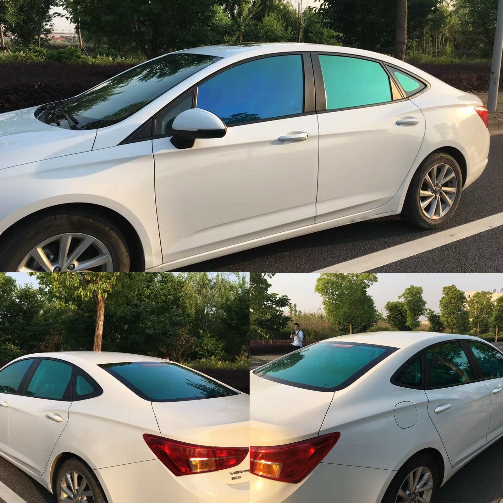 Snapklik.com : Window Tint Film For Cars, Chameleon Purple Blue Car ...