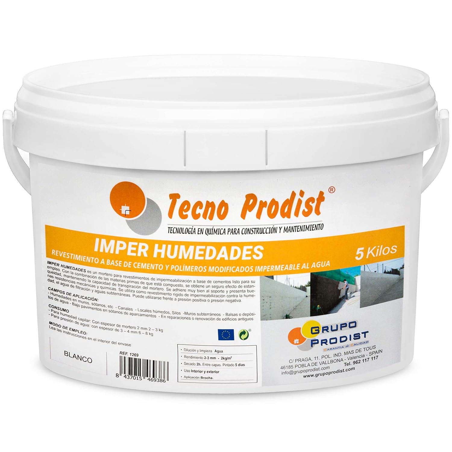 Imper Moisture Tecno Prodist 5 kg Mortar for Wall Cladding ...