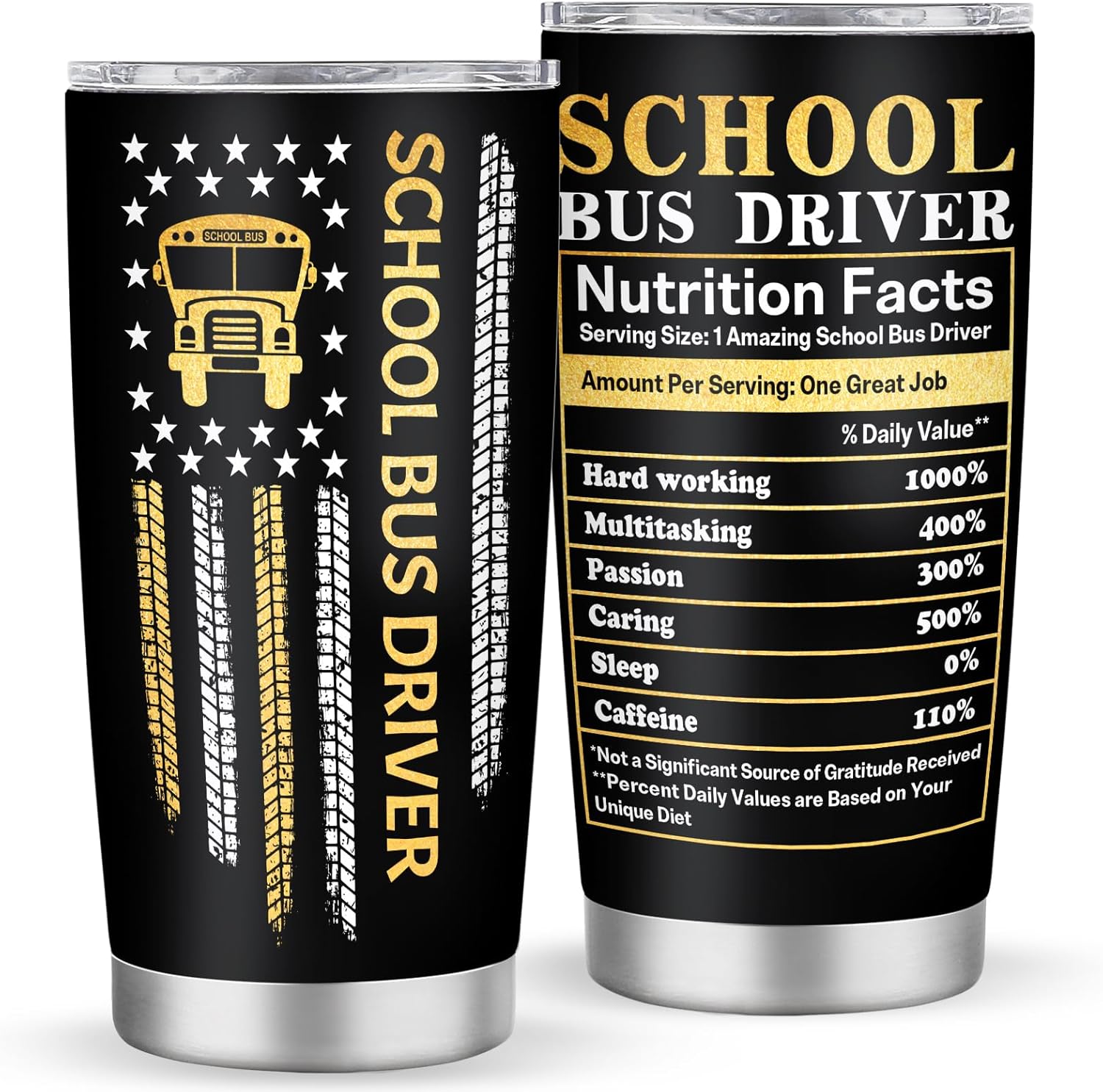 Amazon.com | Ani-Cirla School Bus Driver Gifts: 20oz Tumbler for Bus ...