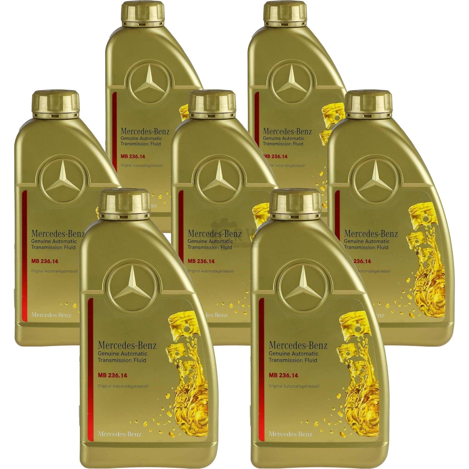Aceite para engranajes MB 236.14 (7 unidades, 1 litro) : Amazon.es ...