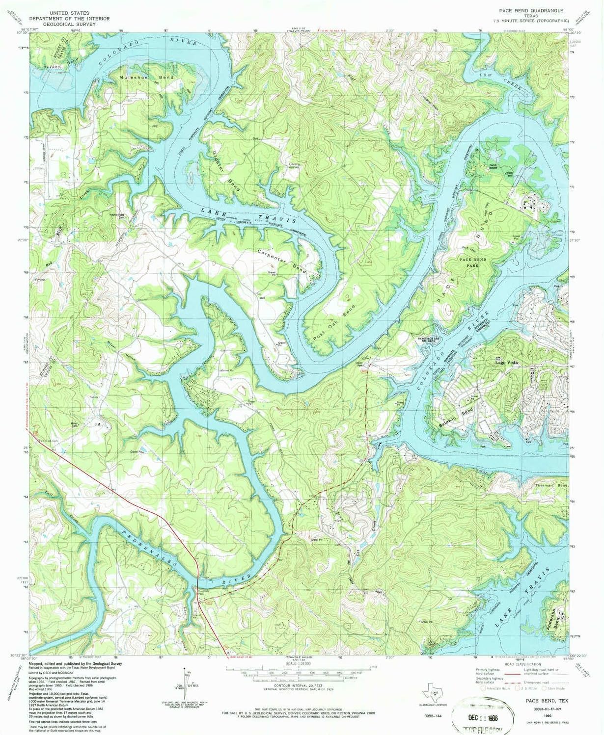 Amazon.com : YellowMaps Pace Bend TX topo map, 1:24000 Scale, 7.5 X 7.5 ...