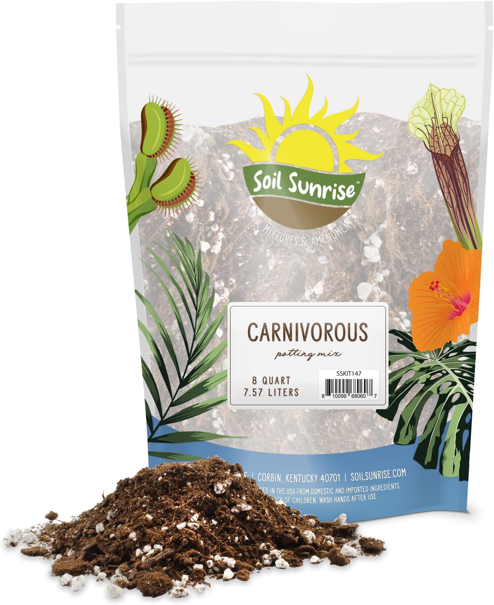 Amazon.com : African Violet Natural Potting Soil Mix (Made in USA) (8 ...