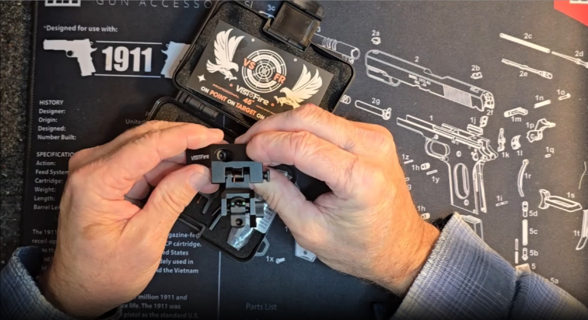 Watch Fiber Optic Iron Sights Unboxing on Amazon Live