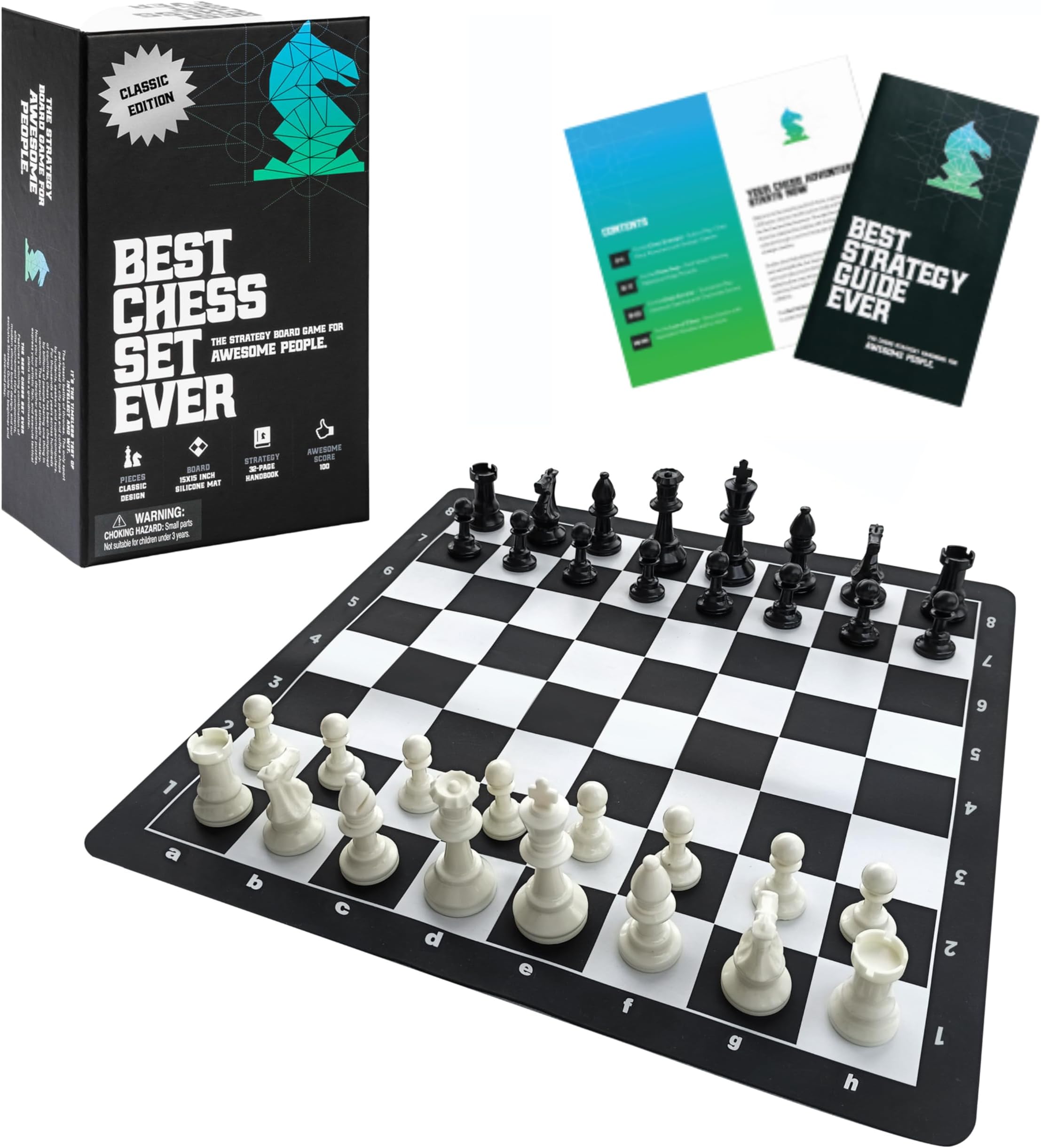 Amazon.com: Portable Chess & Checkers Set, 235mm Tournament Roll Up ...