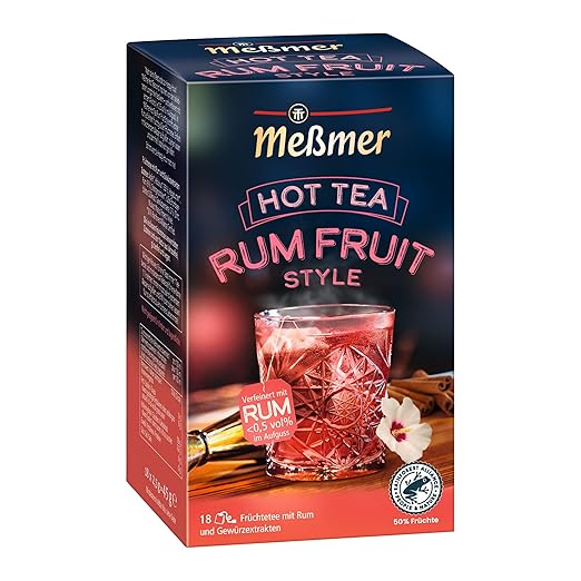 Meßmer Hot Tea Rum Fruit Style | mit 6% echtem Alkohol verfeinert ...