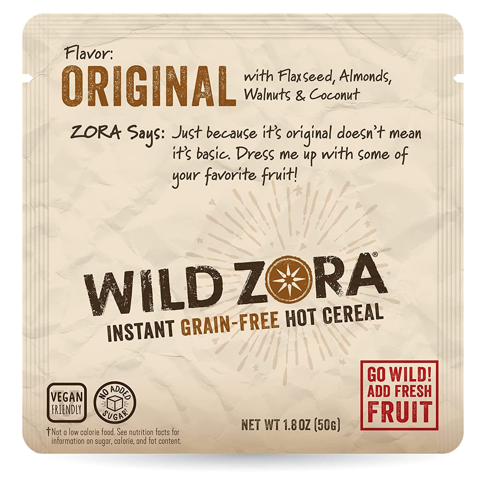 Amazon.com: Wild Zora Instant Grain-Free Hot Cereal - Tasty Paleo ...
