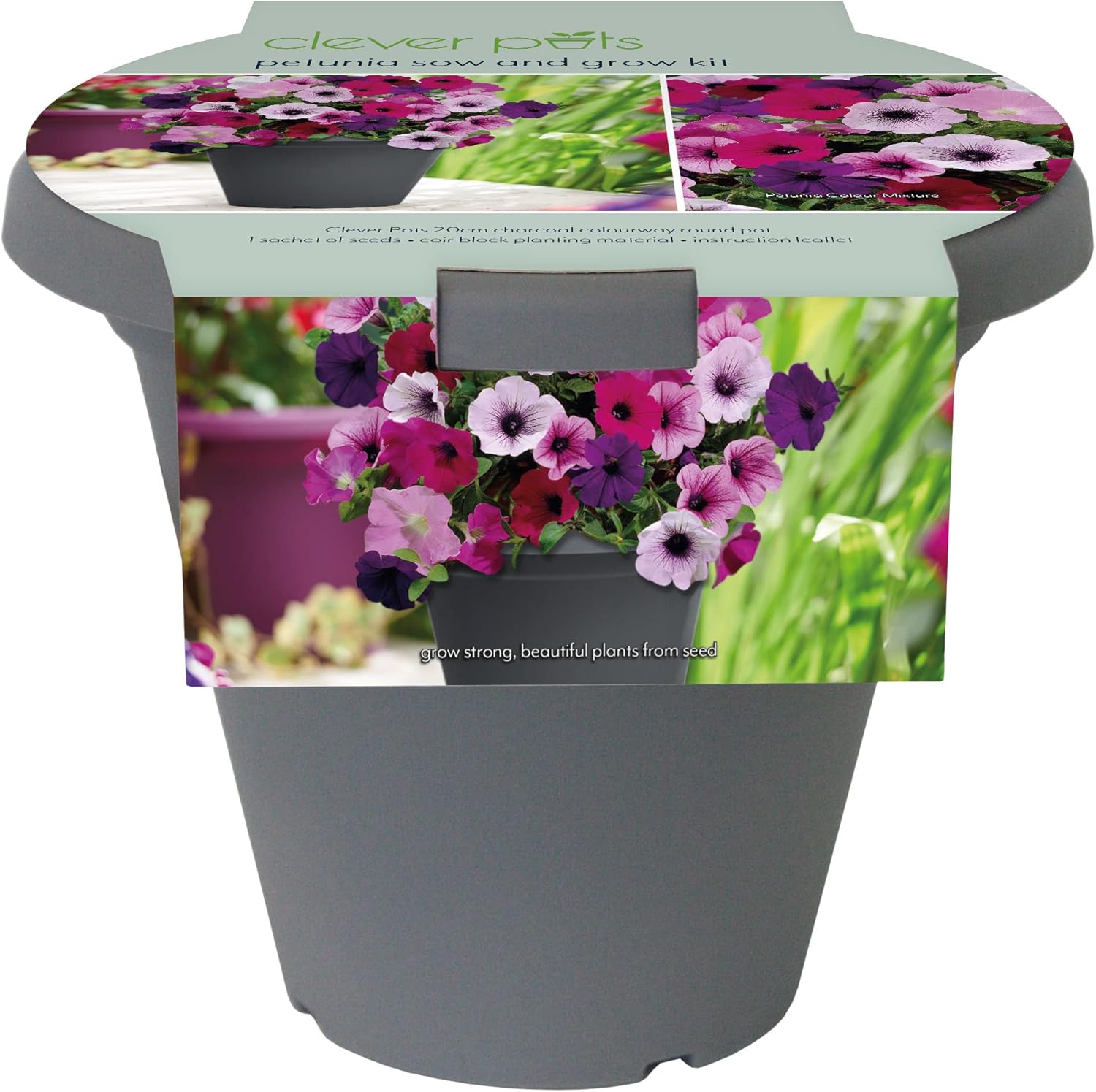 Clever Pots Grow Your Own Flowers, Gardening Gifts for Women Men and ...