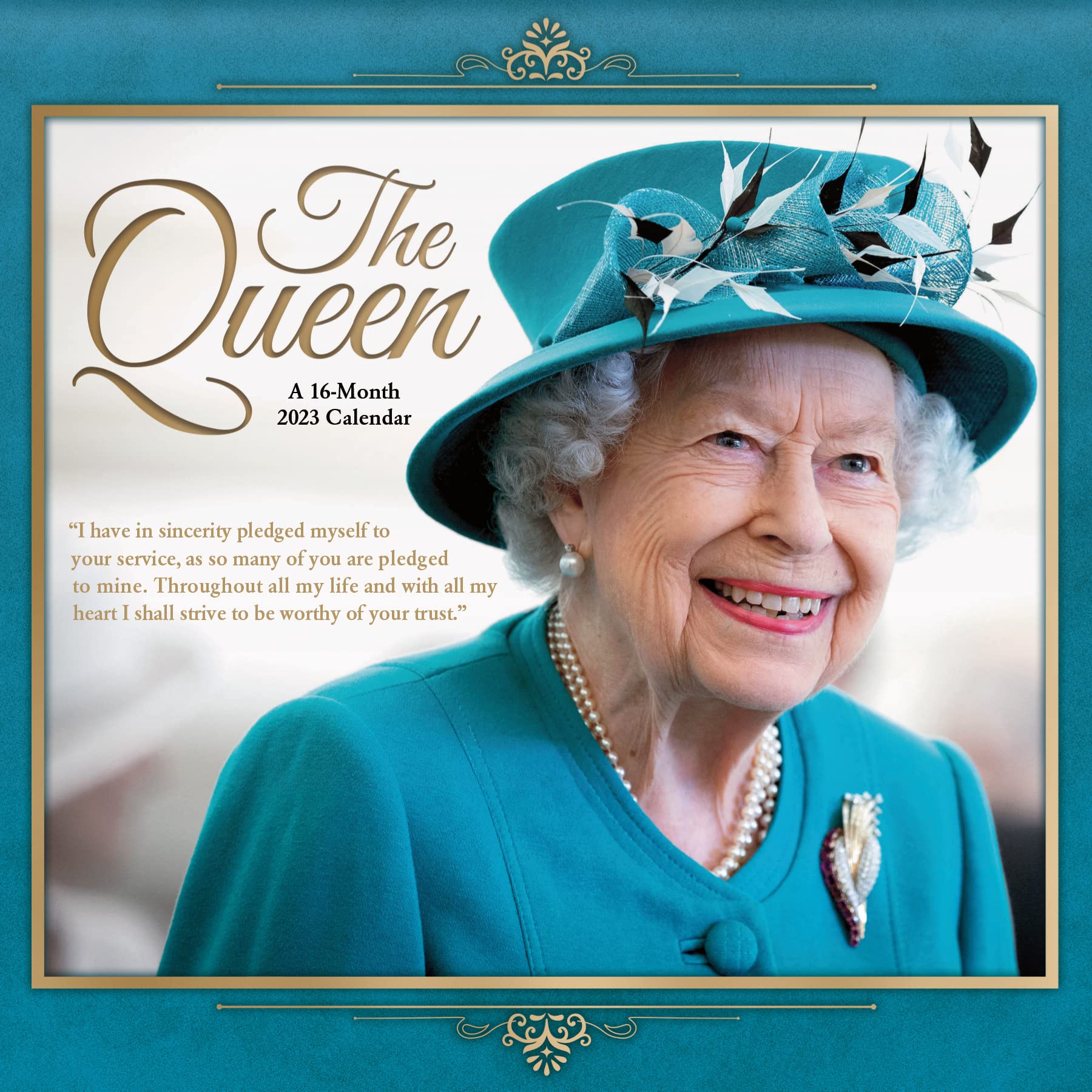 2023 Queen Elizabeth II Wall Calendar: Trends International ...