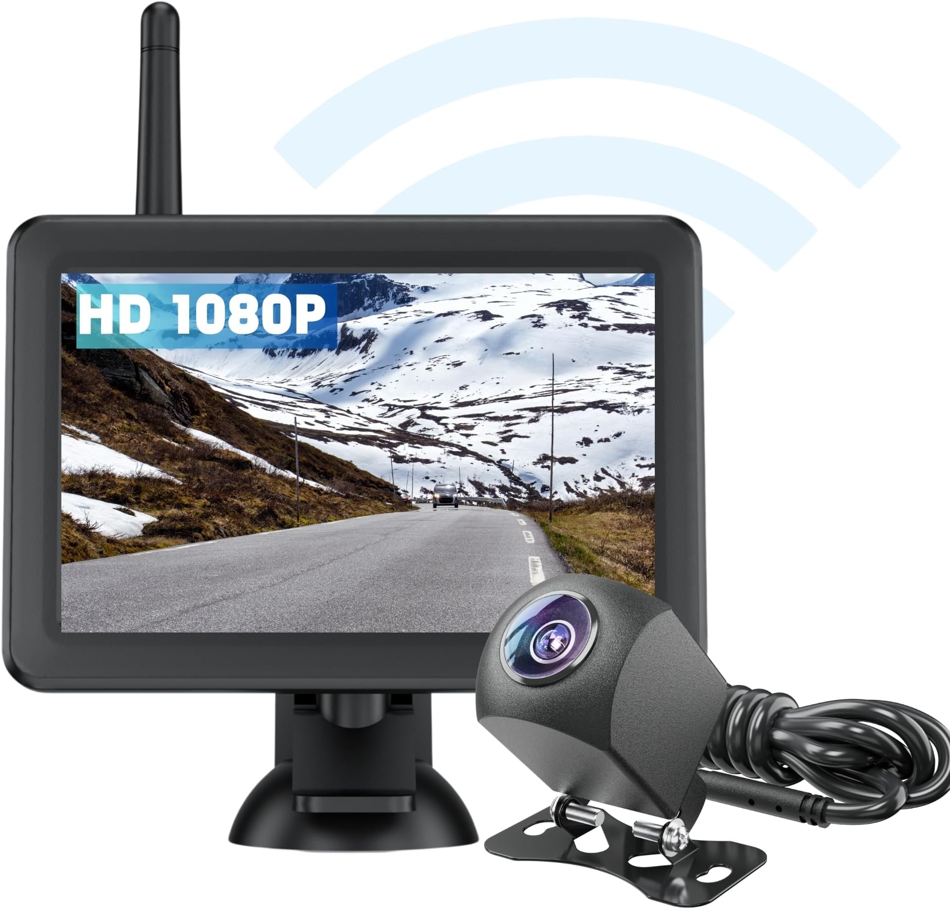 Amazon.com: EWAY Wireless Backup Camera HD 1080P 5" Monitor Kit, Stable ...