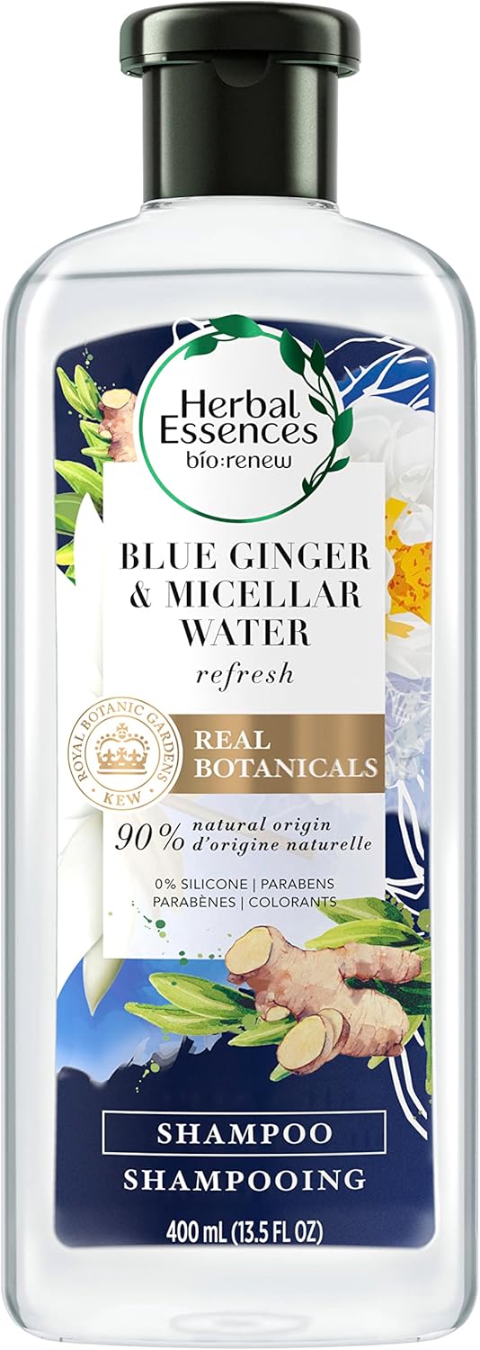 Herbal Essences bio:renew Blue Ginger & Micellar Water Shampoo, 400 mL ...