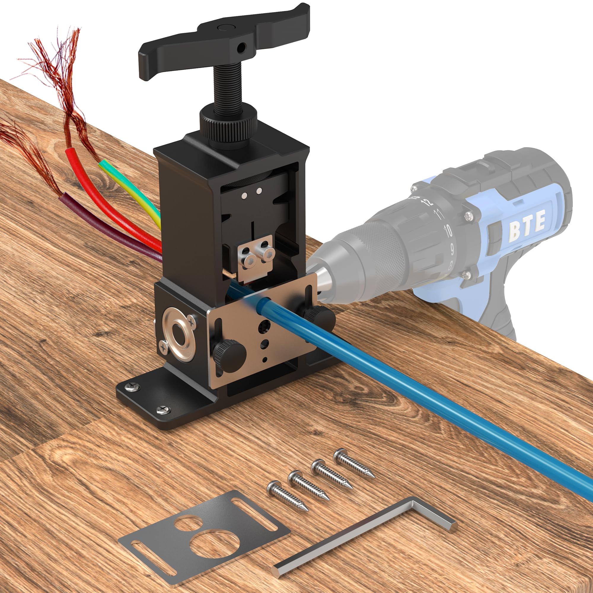 Buy Lyrufexon Upgrade Drill Power Wire Stripper Machine, Automatic ...