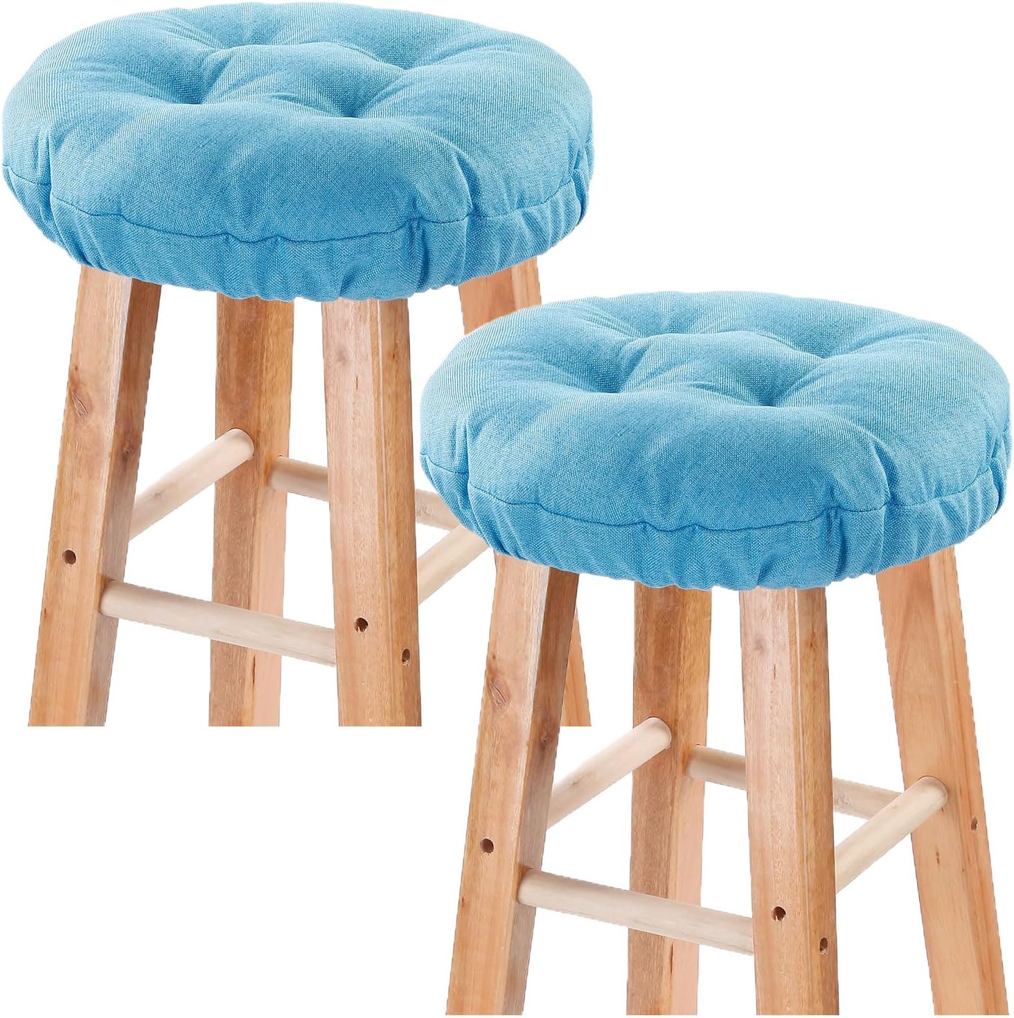 Amazon.com: LYLNBYWK Bar Stool Covers Set of 2, Stool Covers Round with ...