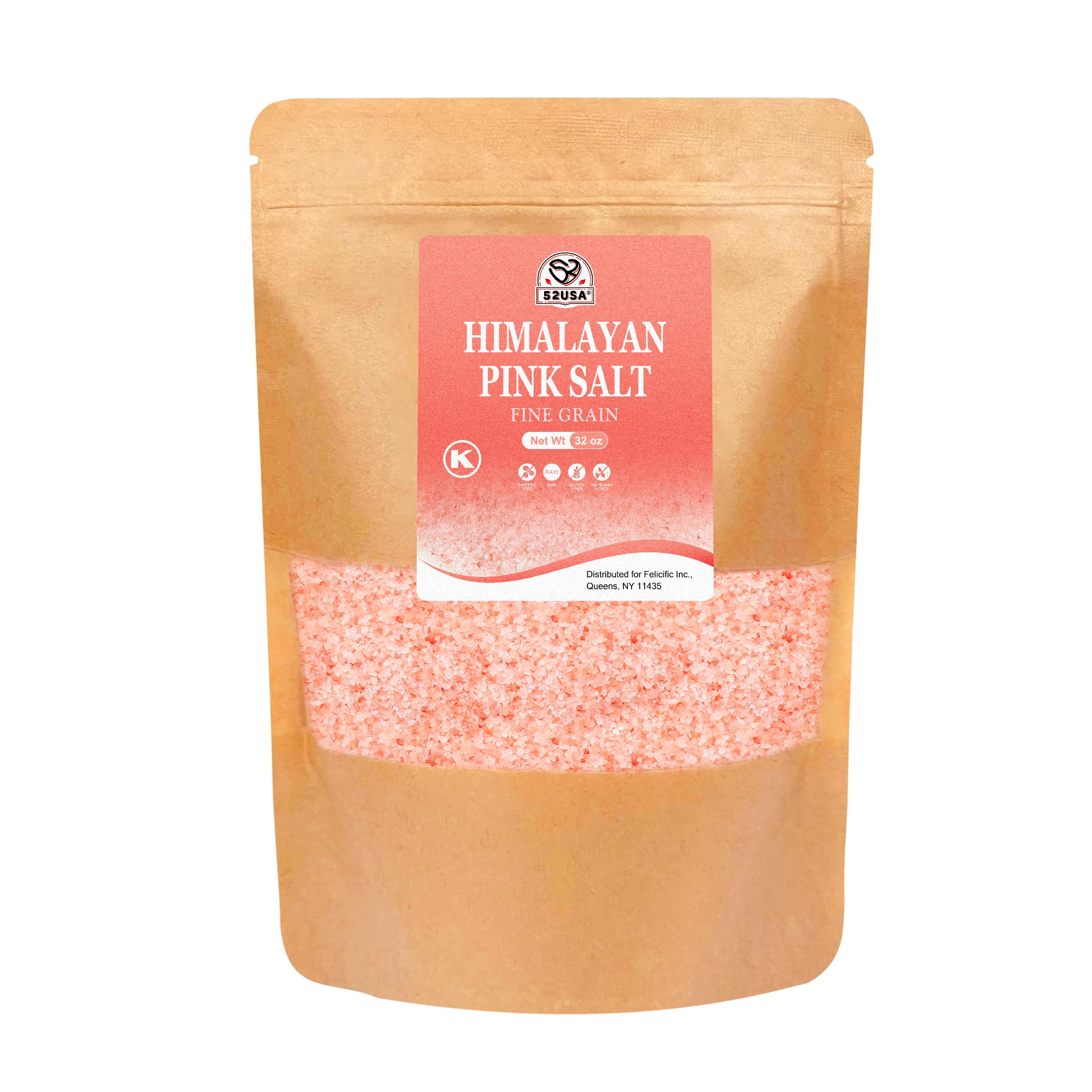 Amazon.com : 52USA Himalayan Pink Salt Fine, Pink Himalayan Sea Salt ...
