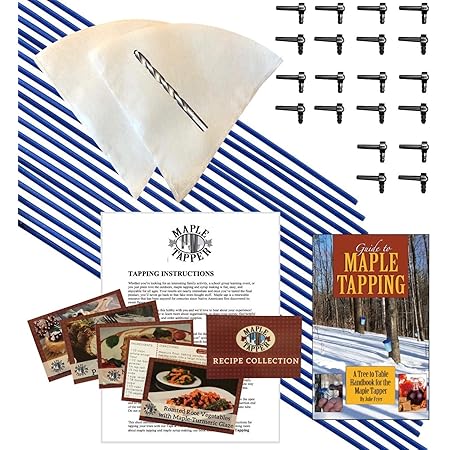 Amazon.com: 10 Maple Syrup Tree Tapping Kit - 10 Taps + 2-Foot Drop ...