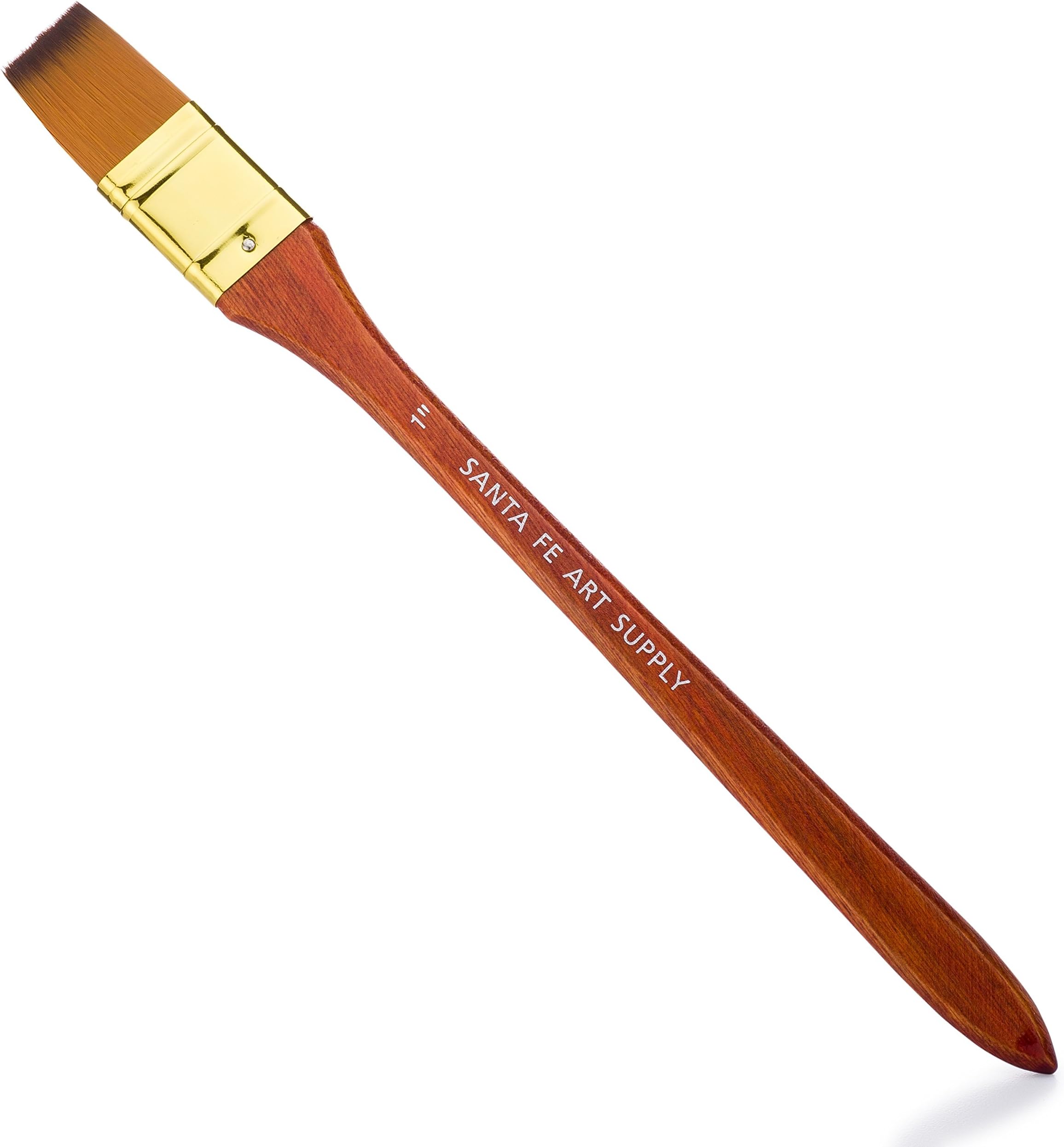 Amazon.com: Santa Fe Art Supply Artist Paintbrush Flat Wide 1 Inch ...
