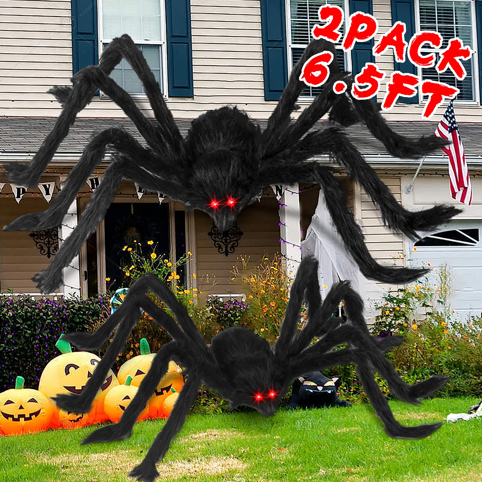 Giant Hairy Spider Decoration
