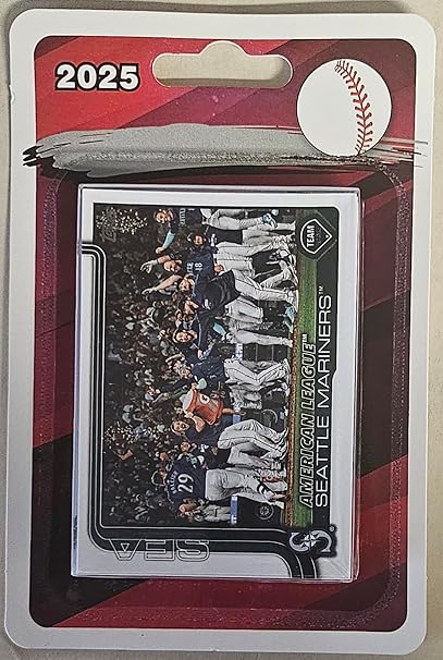 Amazon.com: 2025 Topps Series 1 & 2 Seattle Mariners Blister Pack Team ...