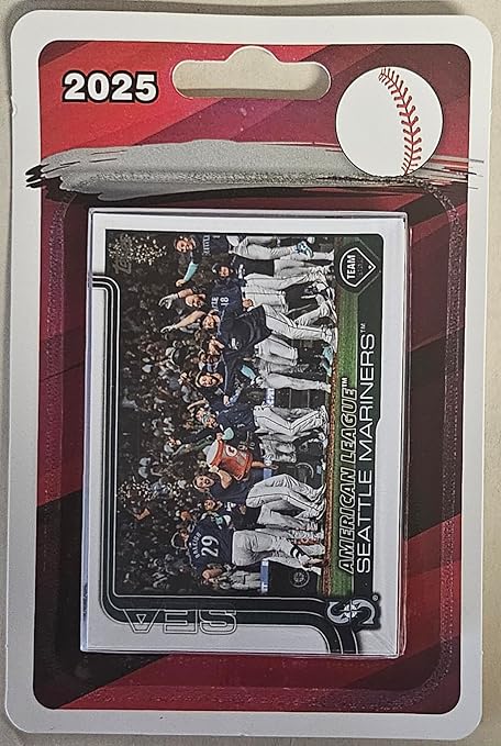 Amazon.com: 2025 Topps Series 1 & 2 Seattle Mariners Blister Pack Team ...
