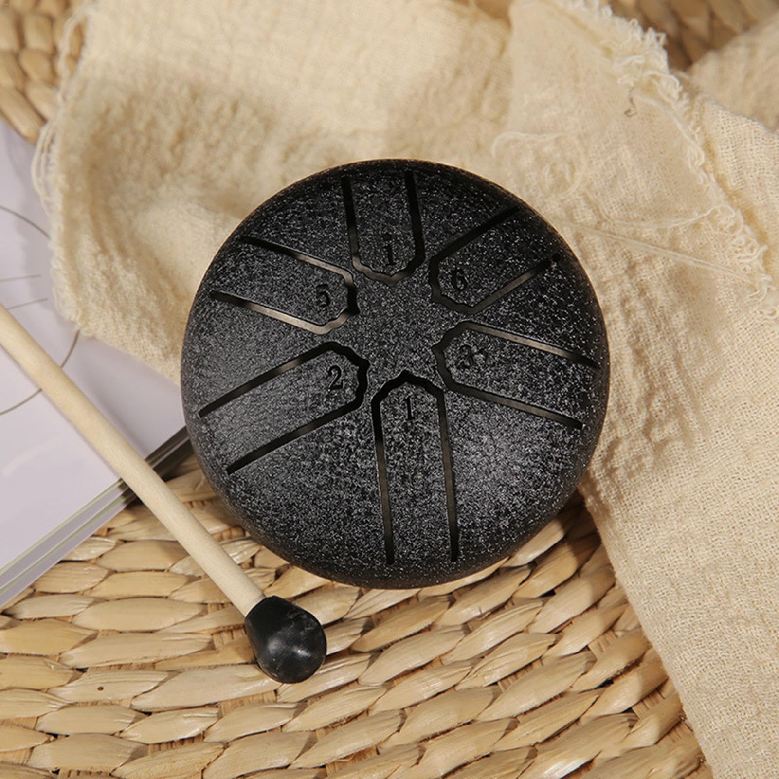 Rain Drum For Outside - 3 Inch 6 Tones Steel Tongue Drum Rain Chime ...