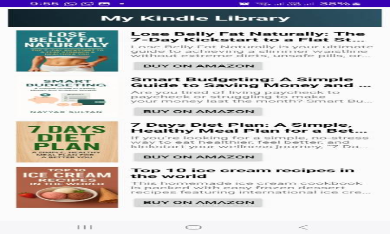 My kindle Library - App on Amazon Appstore