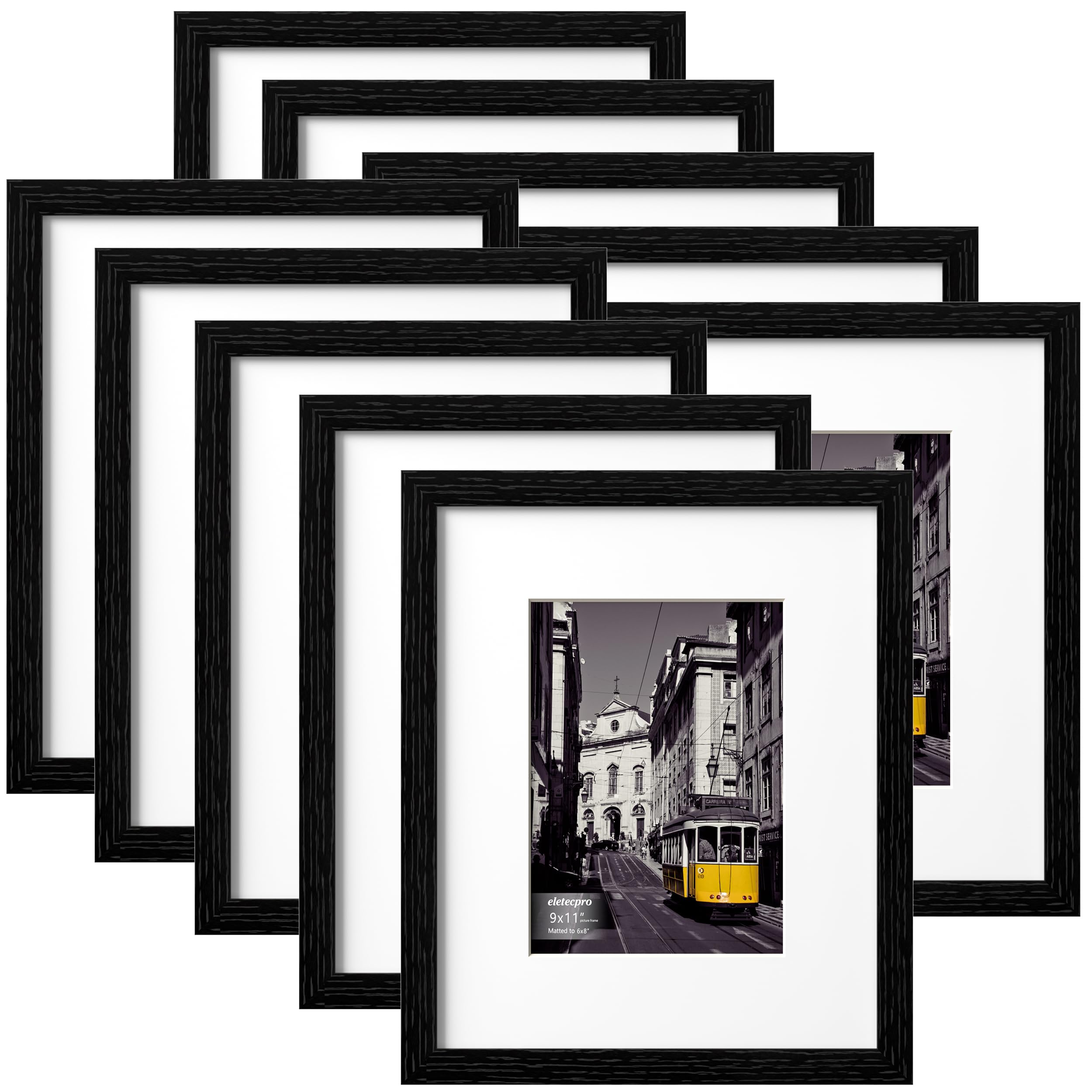 Amazon.com - eletecpro 9x11 Picture Frames Set of 10, Picture Frame ...