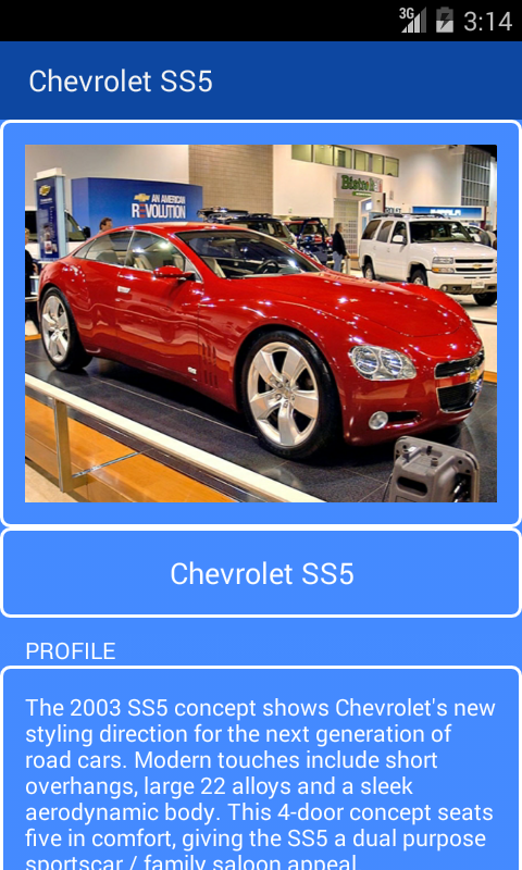Chevrolet SS5 - App on Amazon Appstore