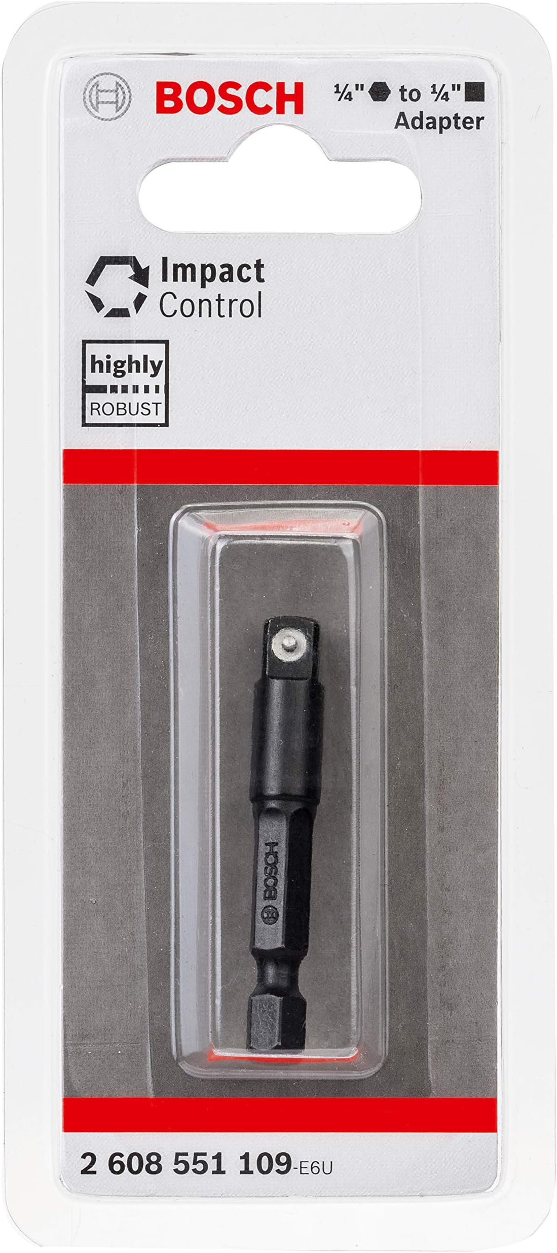 Bosch Professional 1x Adaptateur Impact Control pour Douilles (1/4 ...