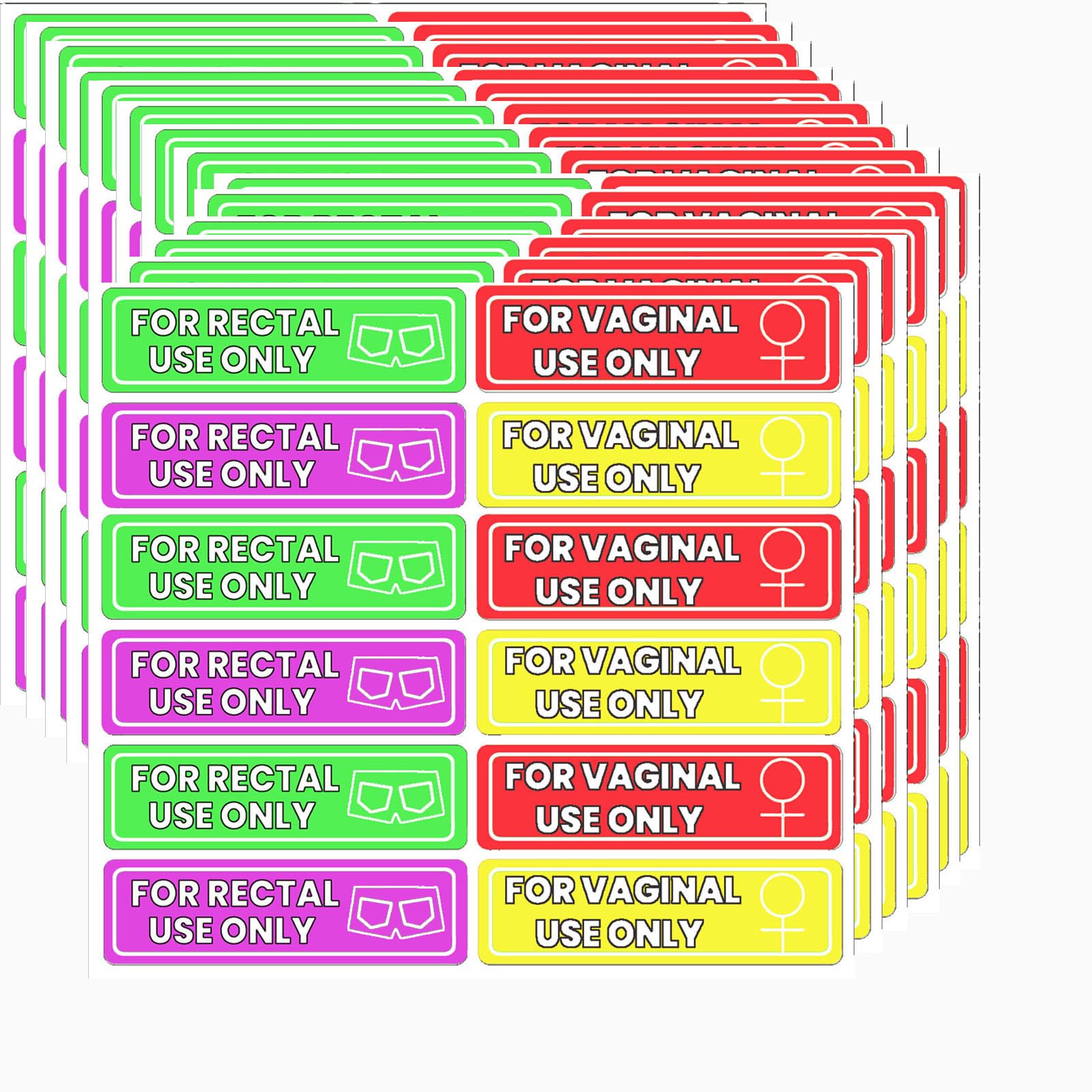 Amazon.com: 1.5 x 0.433 Inch for Rectal Use Only Stickers Waterproof ...