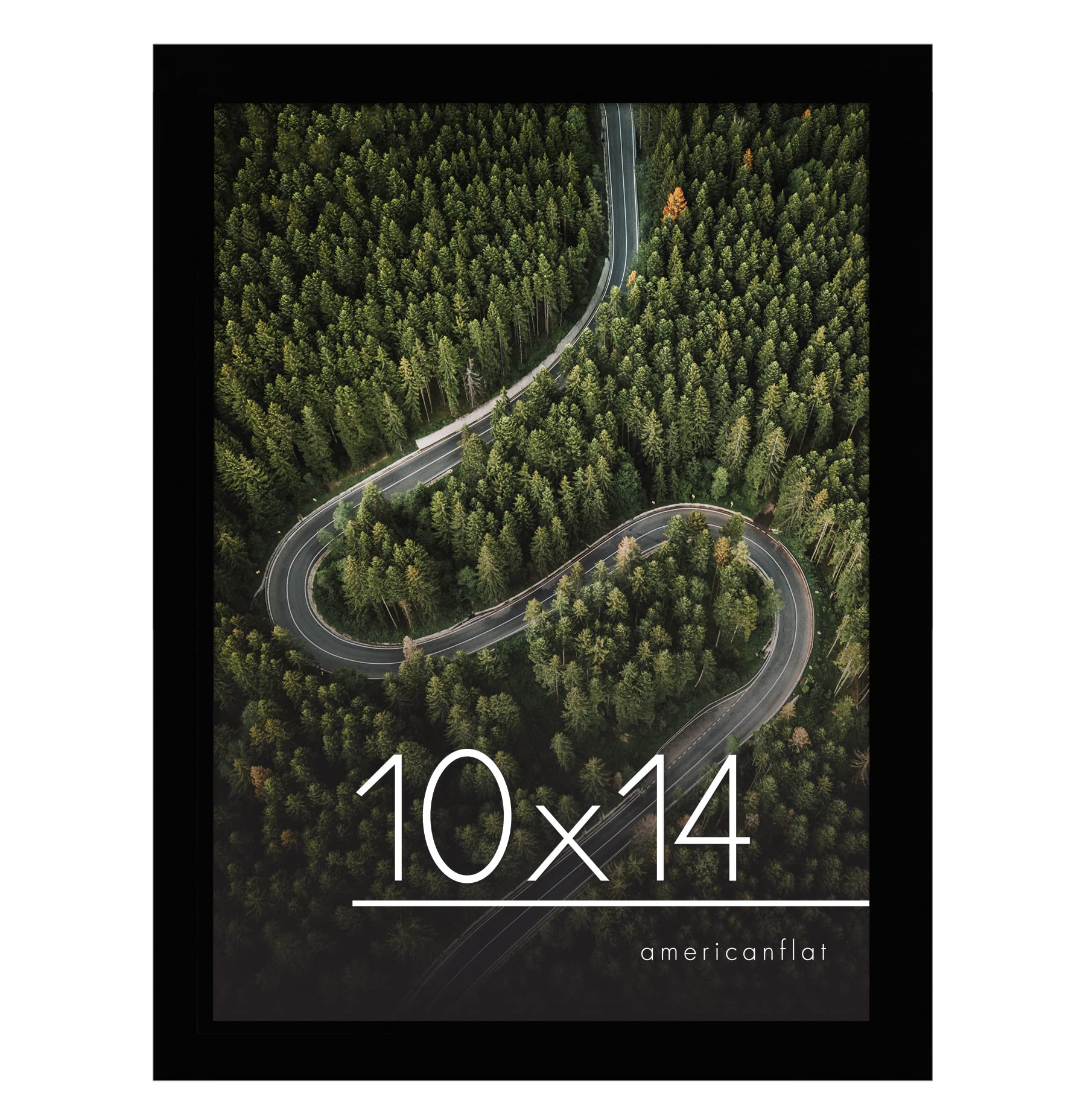 Snapklik.com : Americanflat 10x14 Picture Frame In Black - Engineered ...