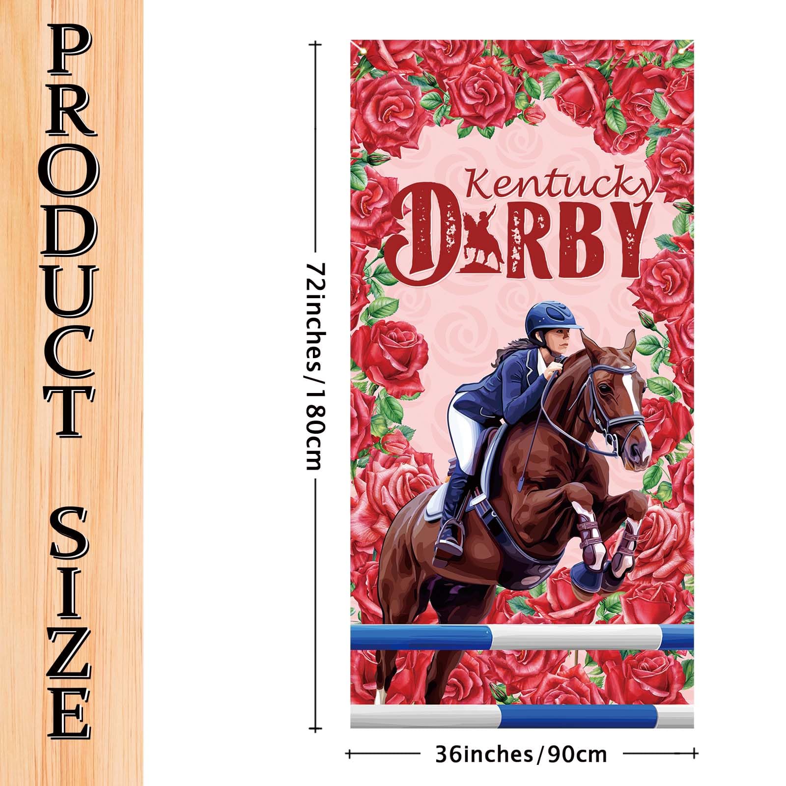 Snapklik.com : Kentucky Derby Horse Racing Game Door Cover Kentucky ...