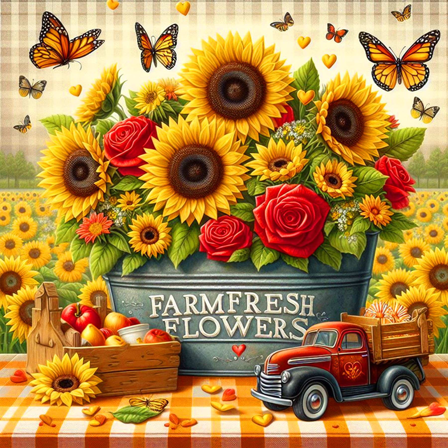 Amazon.com: Fall Diamond Painting Kits for Adults Beginners - Fall ...