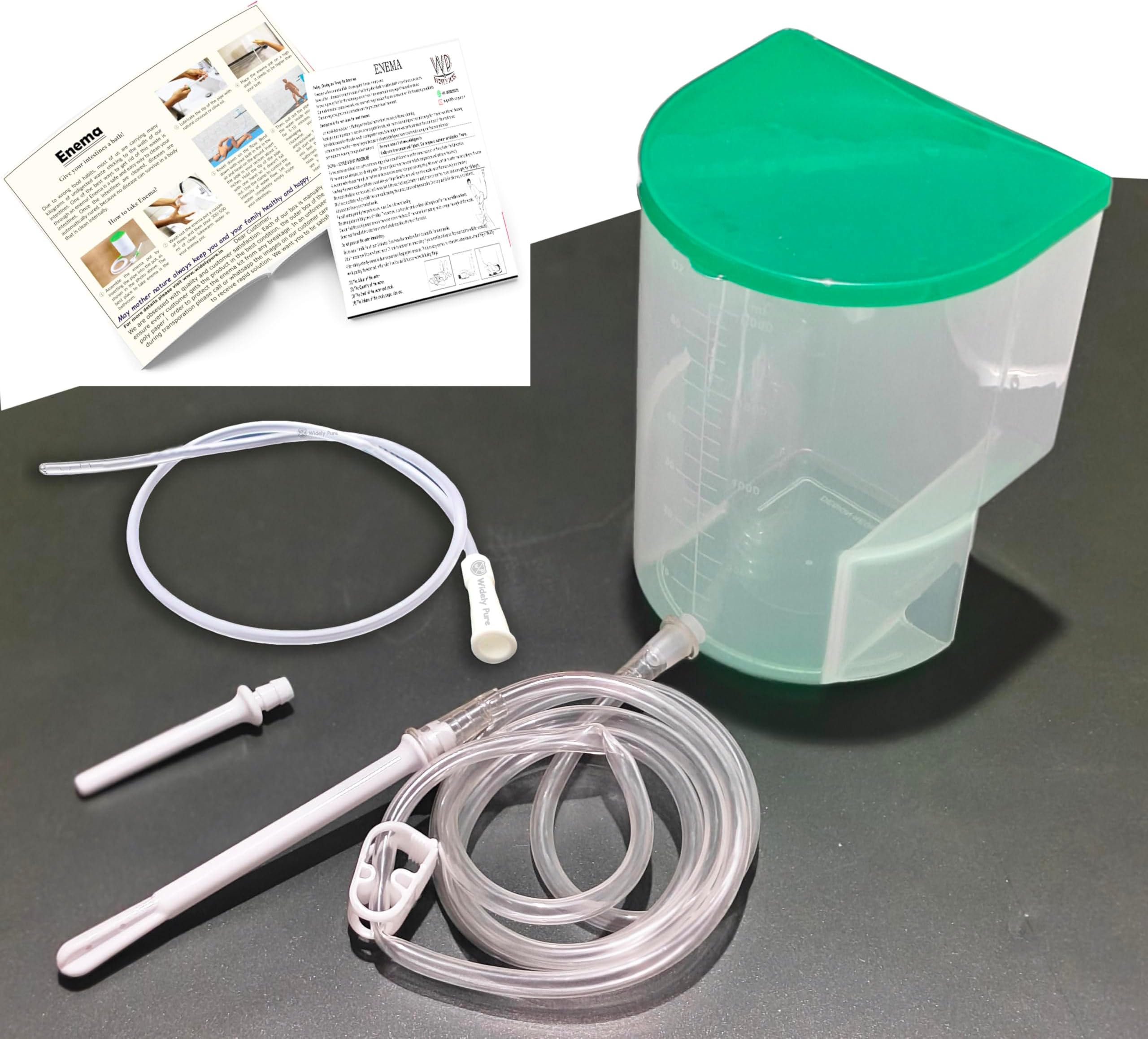 OTICA Enema Kit for Adults and Kids Anima Kit with Flexible Tube for ...