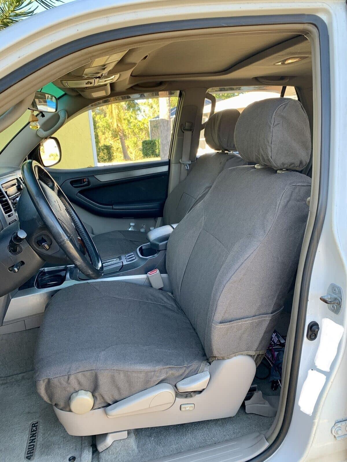 Amazon.com: Durafit Seat Covers in Gray Twill Compatible with 2004-2009 ...