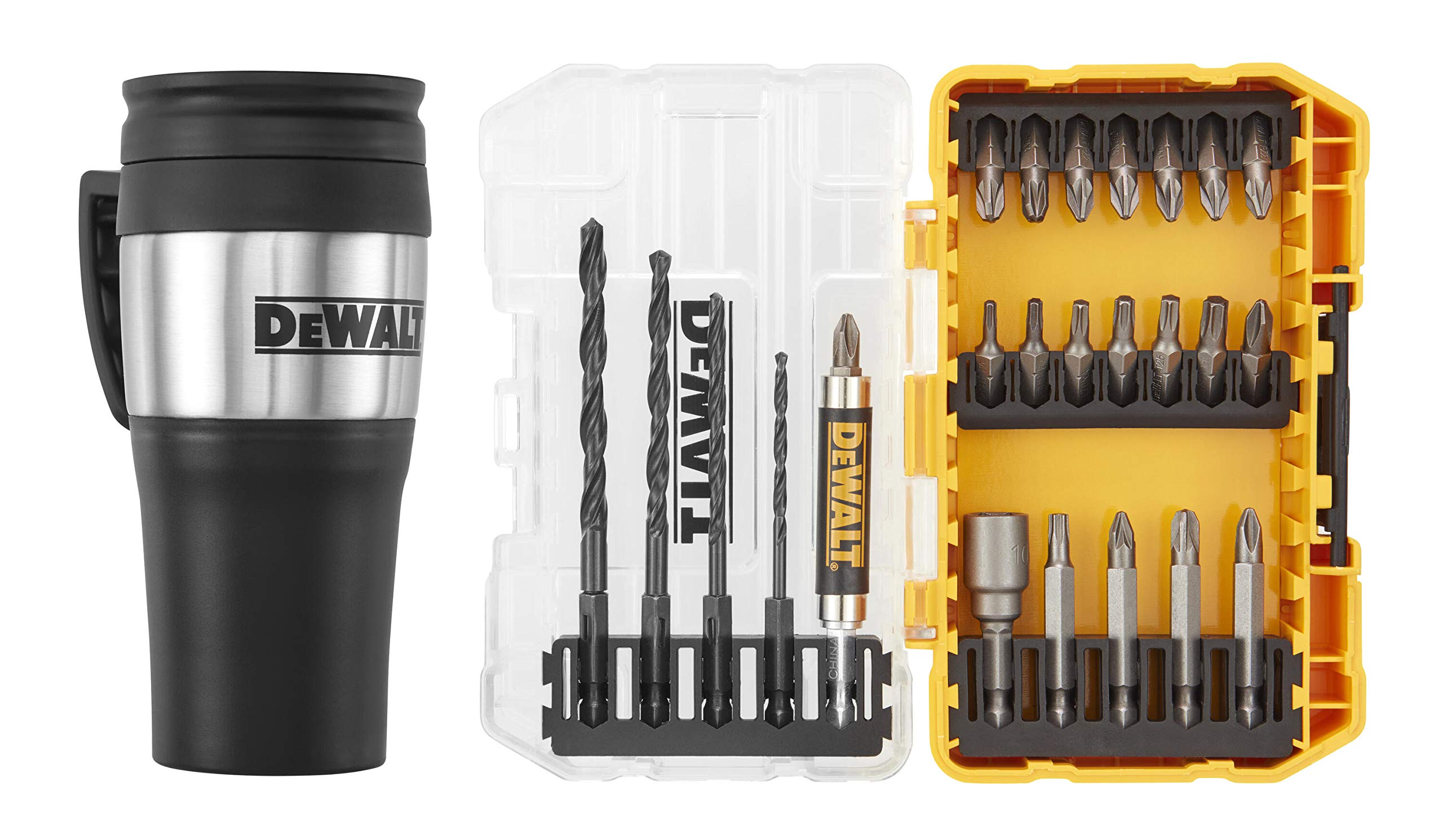 DEWALT 25PC DRILL DRIVE SET + MUG DISPLAY 4 : Amazon.co.uk: DIY & Tools