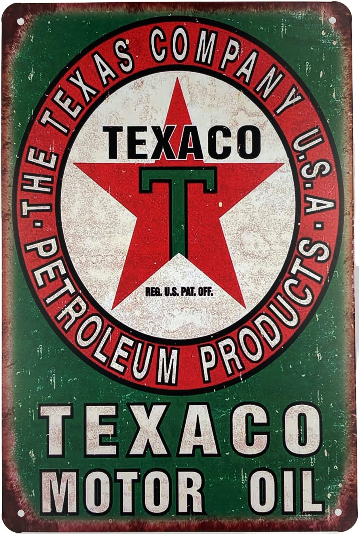 Amazon.com : PEI's Retro Vintage Tin Metal Sign, Shell Motor Oil ...