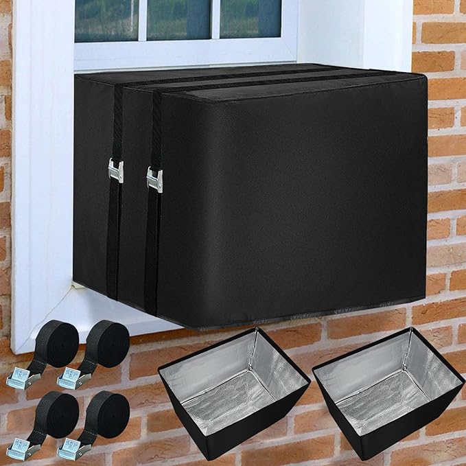 Amazon.com: Hlimior Insulated Air Conditioner Cover for Window & Wall ...