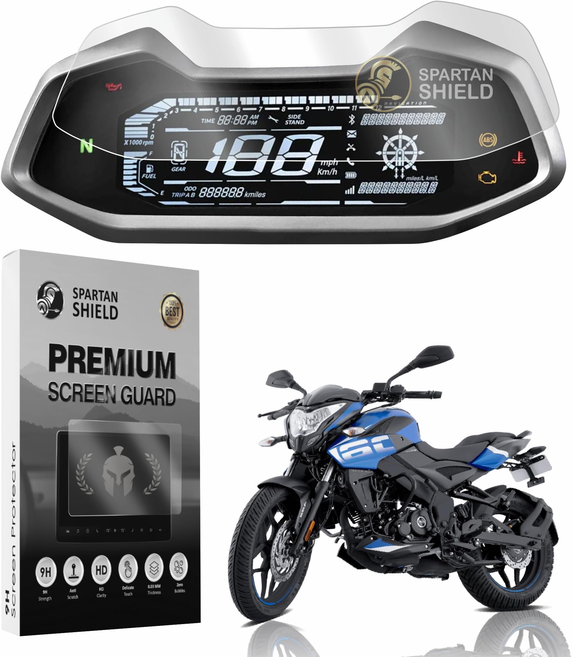 ERODIAN Meter Display Screen Protector, Meter Guard For Bajaj Pulsar ...