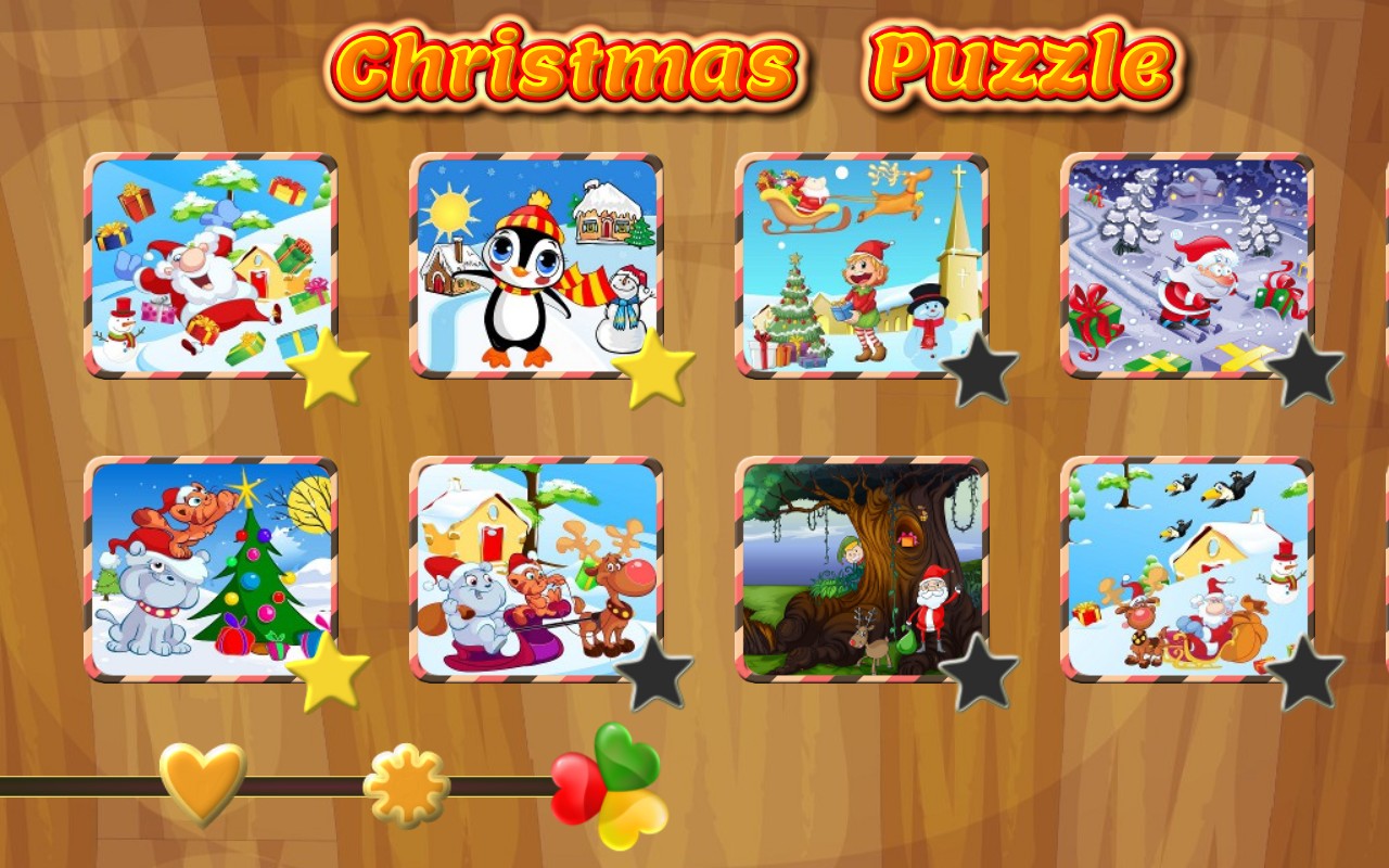 Happy Christmas Time with Santa Claus, Snowman, Elf, Reindeer Jigsaw ...