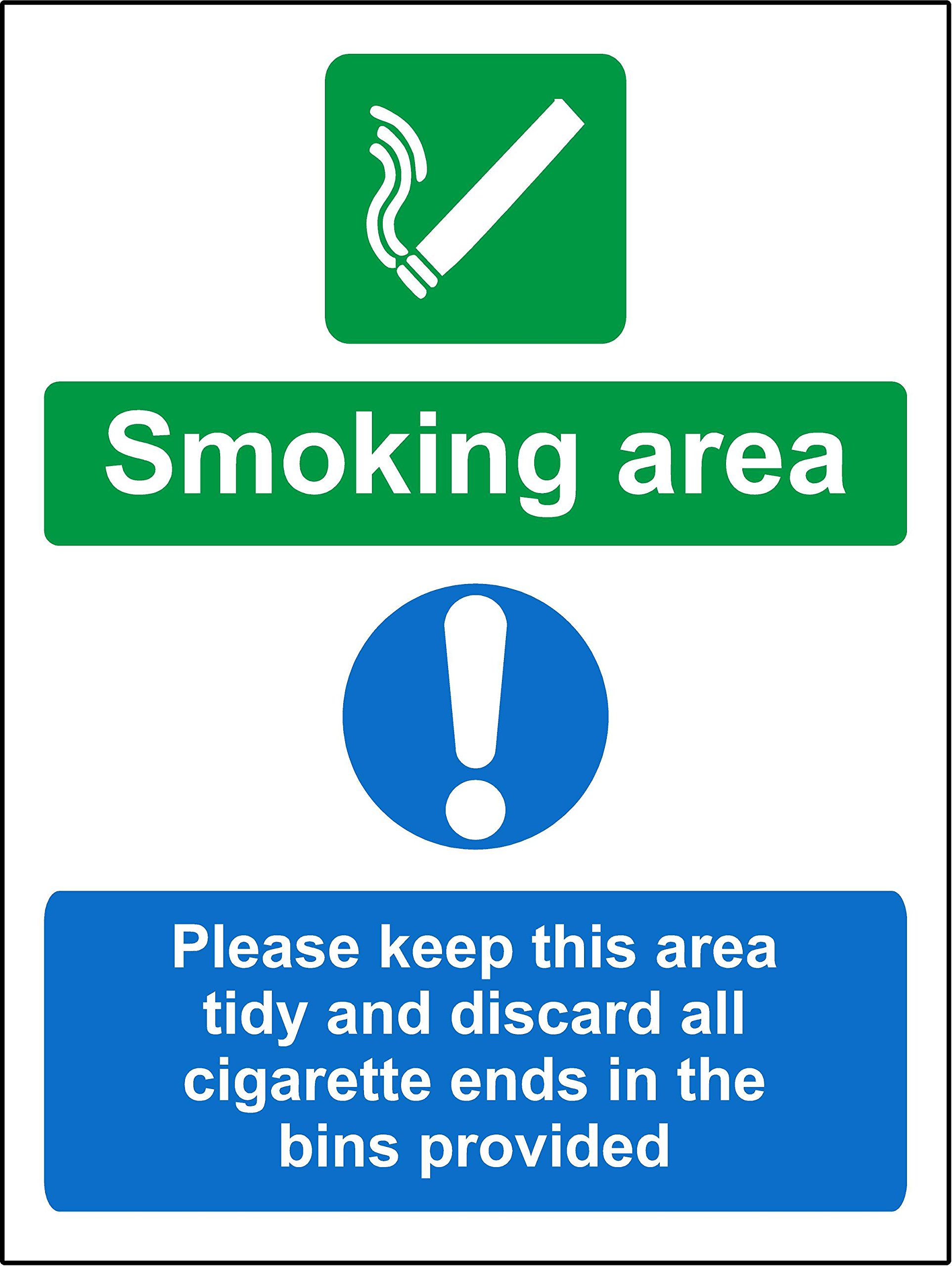 Smoking area Please keep this area tidy and discard all cigarette ends ...