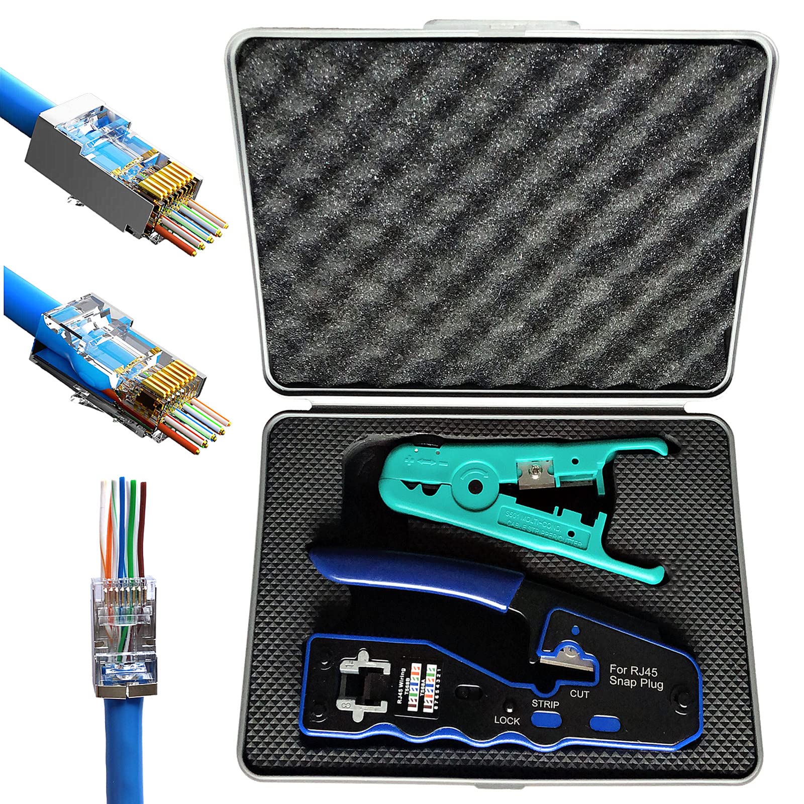 Gaobige Network Tool Kit Rj45 Crimper Tool Kit With Rj45 | Desertcart INDIA