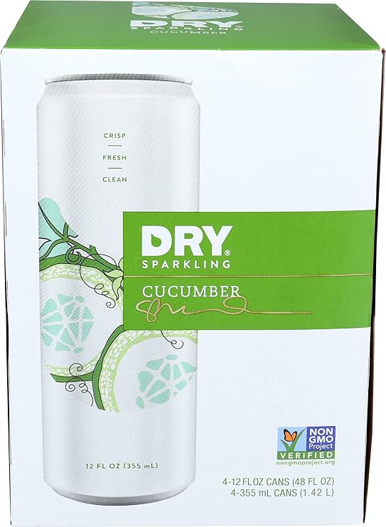 Amazon.com : Dry Sparkling, Soda Cucumber, 12 Ounce, 4 Pack : Grocery ...