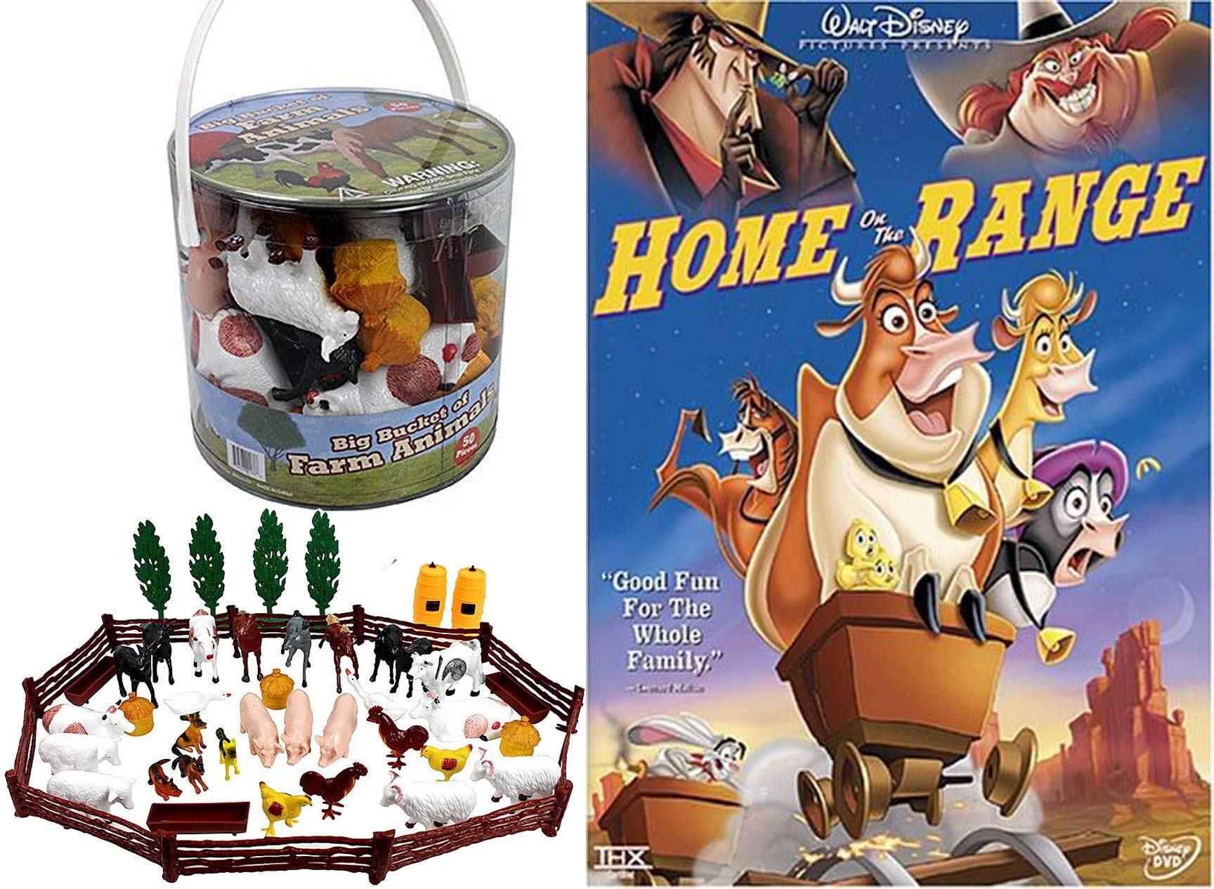 Buy Animal Figures & Maggie the Cow Disney's Home On The Range Cartoon ...