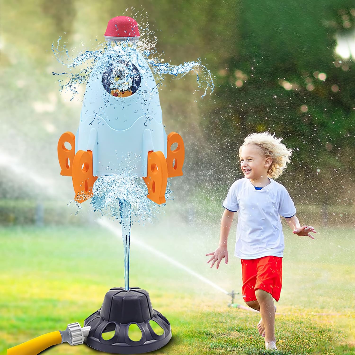 Amazon.com: Water Spray Sprinkler for Kids and Toddlers, 13 inch Water ...