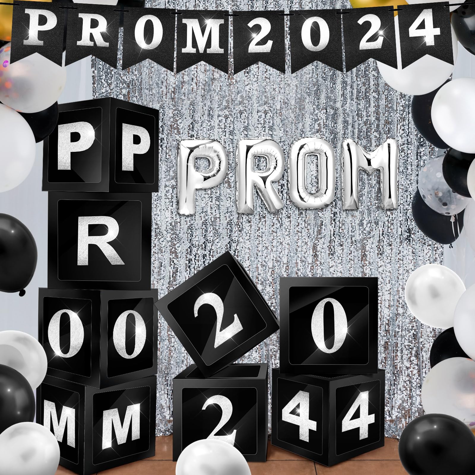 Buy Tanlade 56 Pcs Prom 2025 Decoration Set Graduation Prom 2025 ...