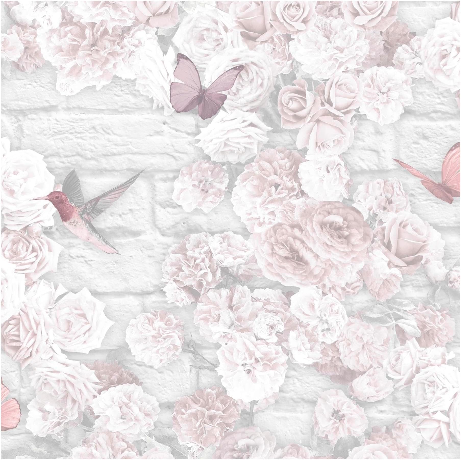 Fine Decor FD43609 Isabella Floral Wallpaper Roll, Pink : Amazon.co.uk ...