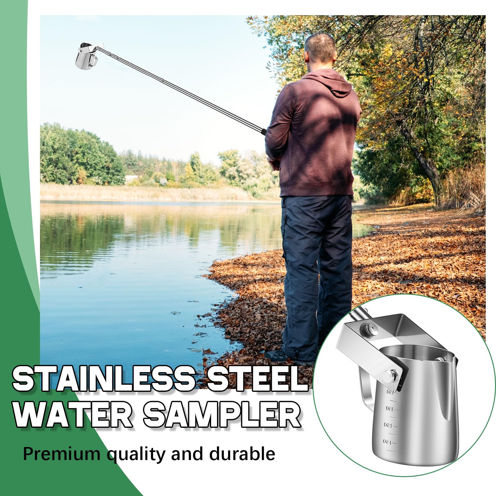Snapklik.com : Maxdot 1 Pcs 3.6ft- 9.8 Ft Telescopic Water Sampler ...