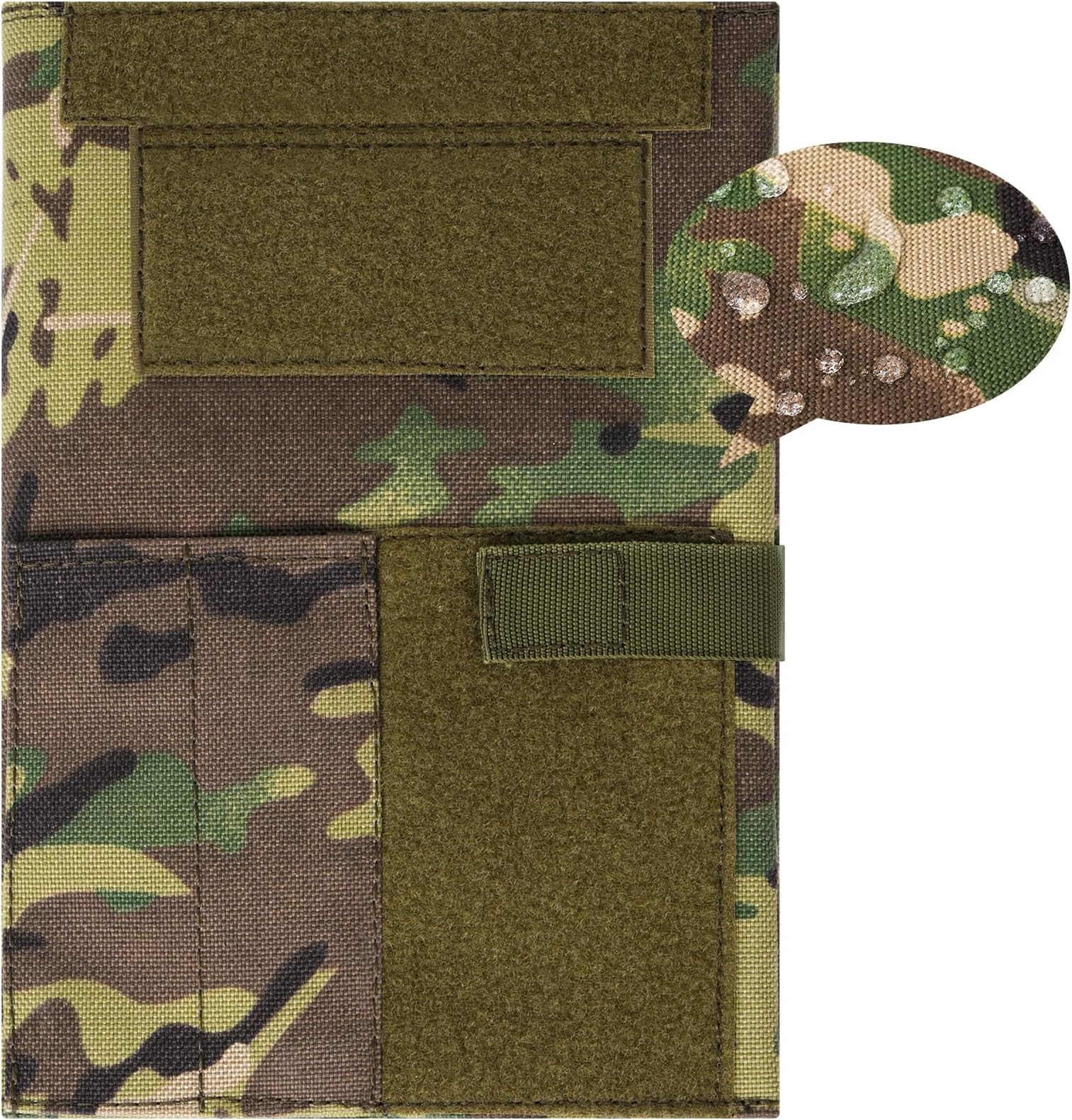 Amazon.com: VEPKOIT OCP Green Military Log Book Cover, A5 Notebook ...