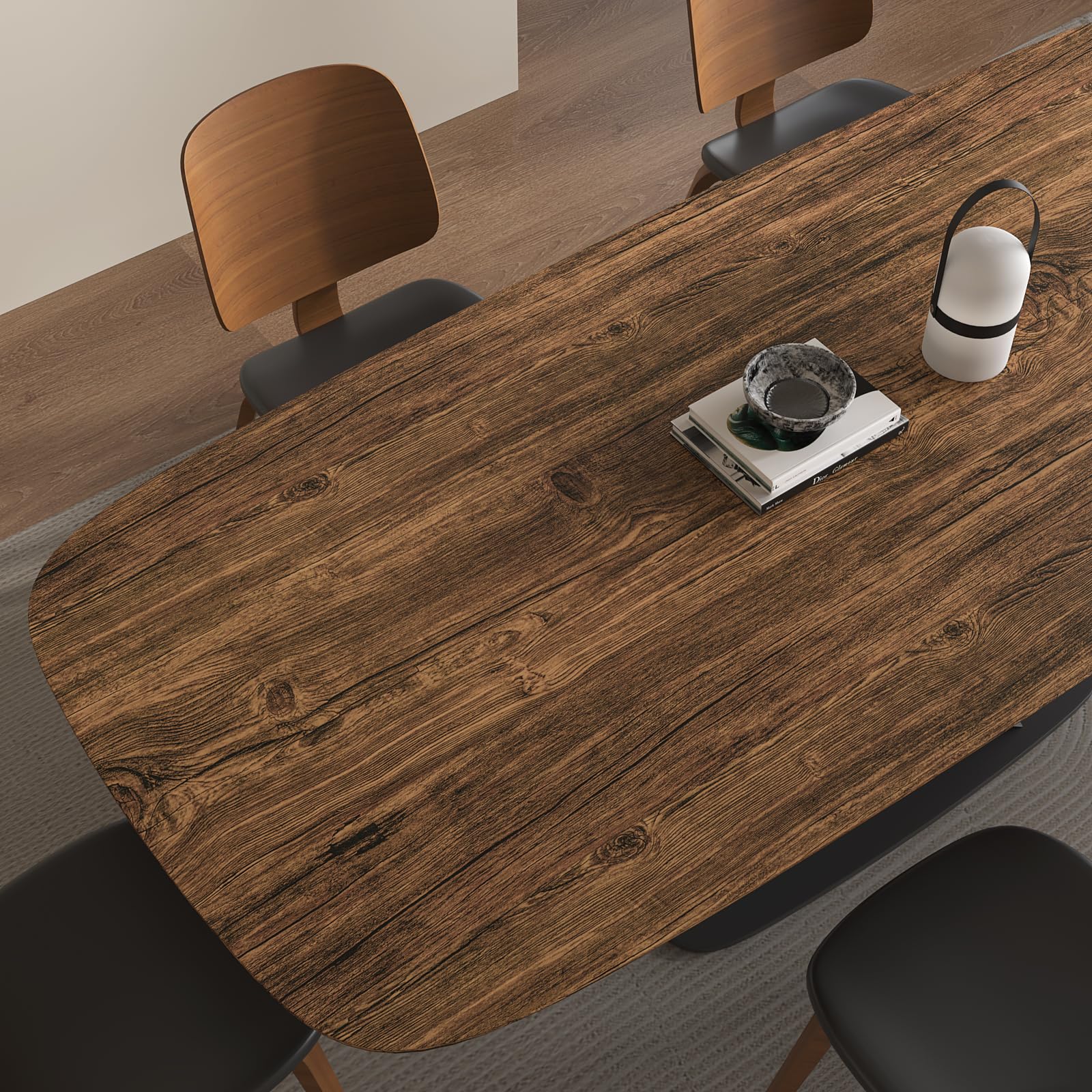 VaryPaper Brown Wood Effect Vinyl Self Adhesive Wallpaper 40cmx200cm ...